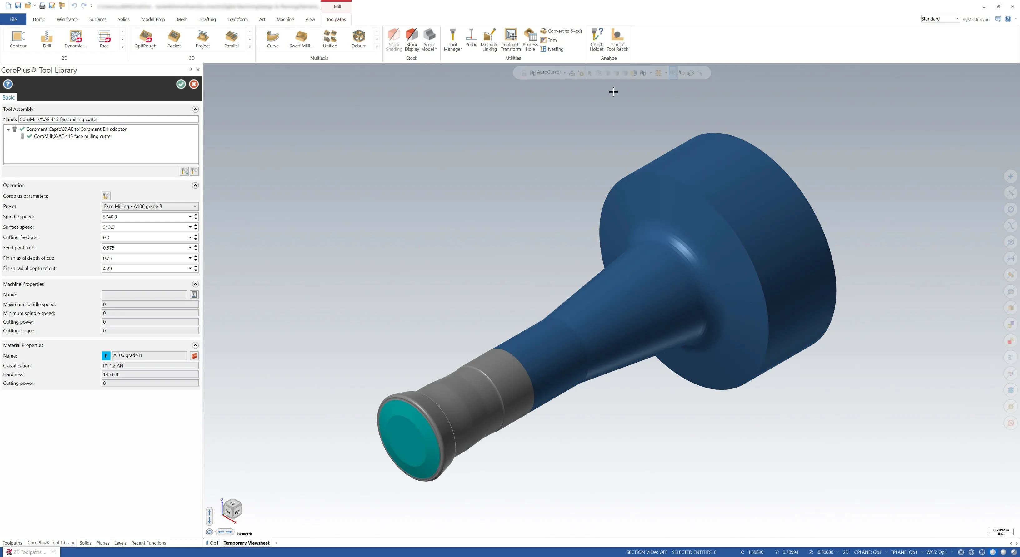Sandvik Coromant and Mastercam
